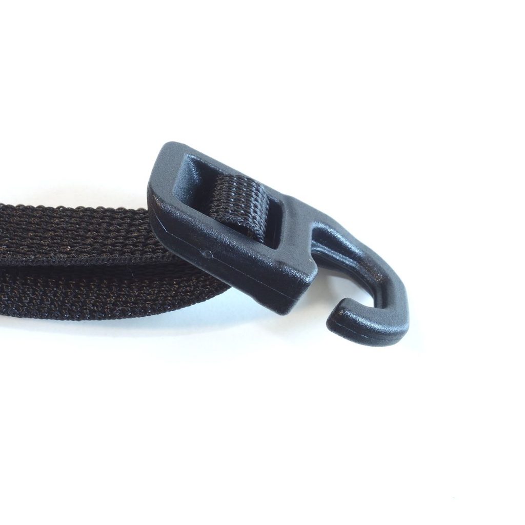 Aluminium/acetal adjustable webbing g-hook buckle - Adventurexpert