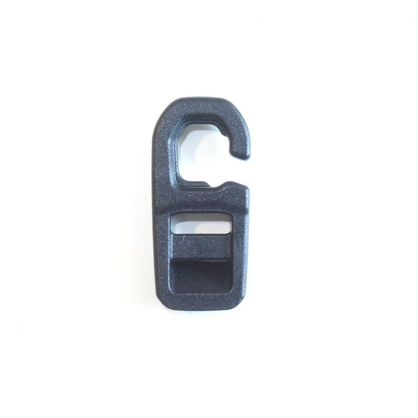 Aluminium/acetal adjustable webbing g-hook buckle - Adventurexpert