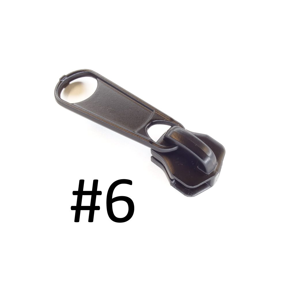 #6 METAL slider (non-locking) for Molded zip - Adventurexpert